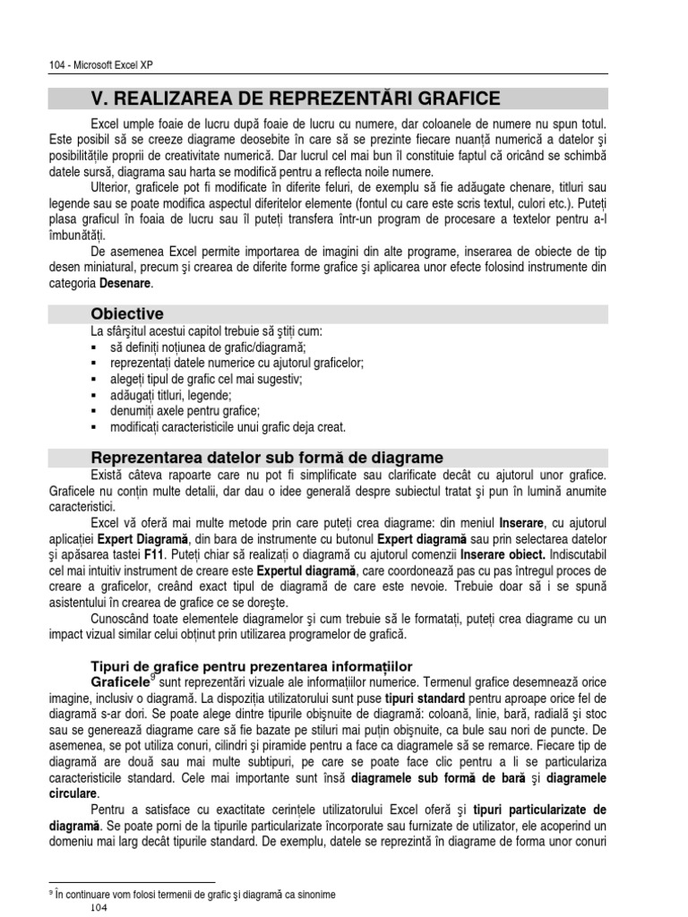 Realizarea Grafice Excel | PDF