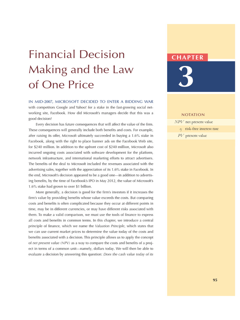 Chapter 3 Textbook | PDF | Net Present Value | Present Value