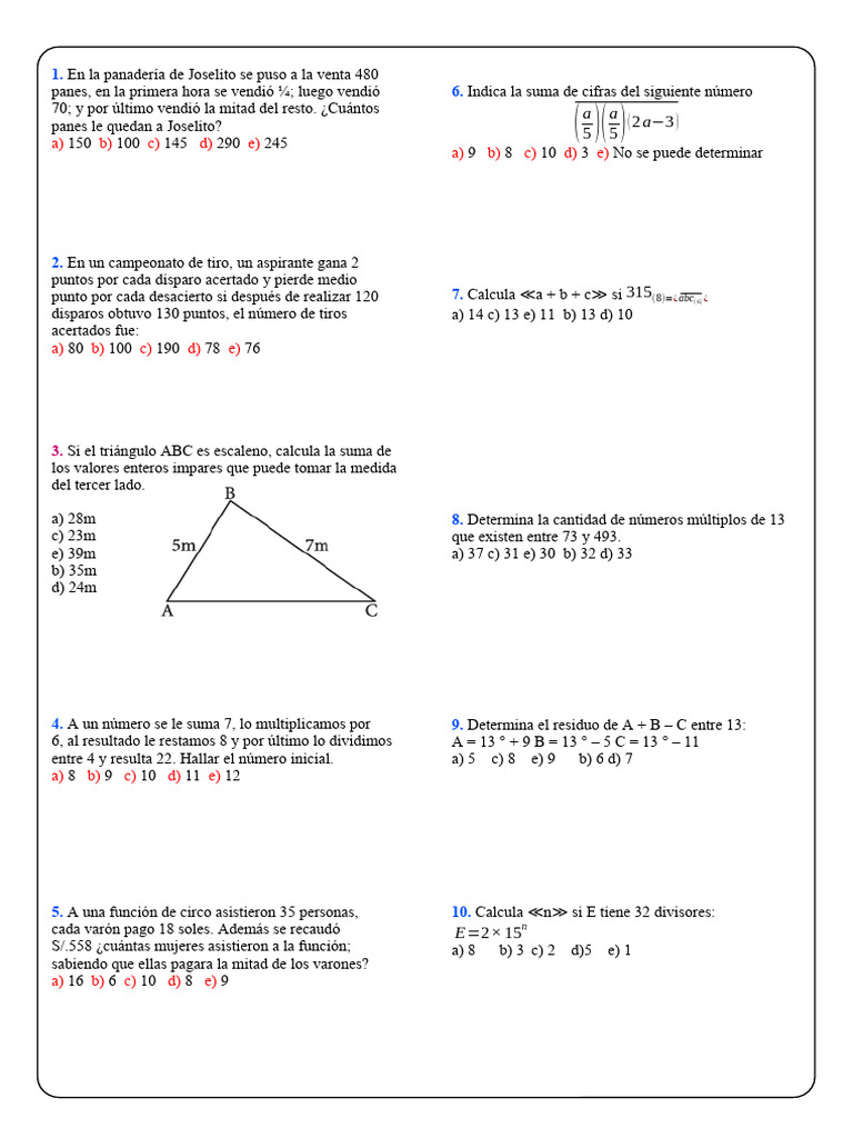 Practica de Repaso | PDF