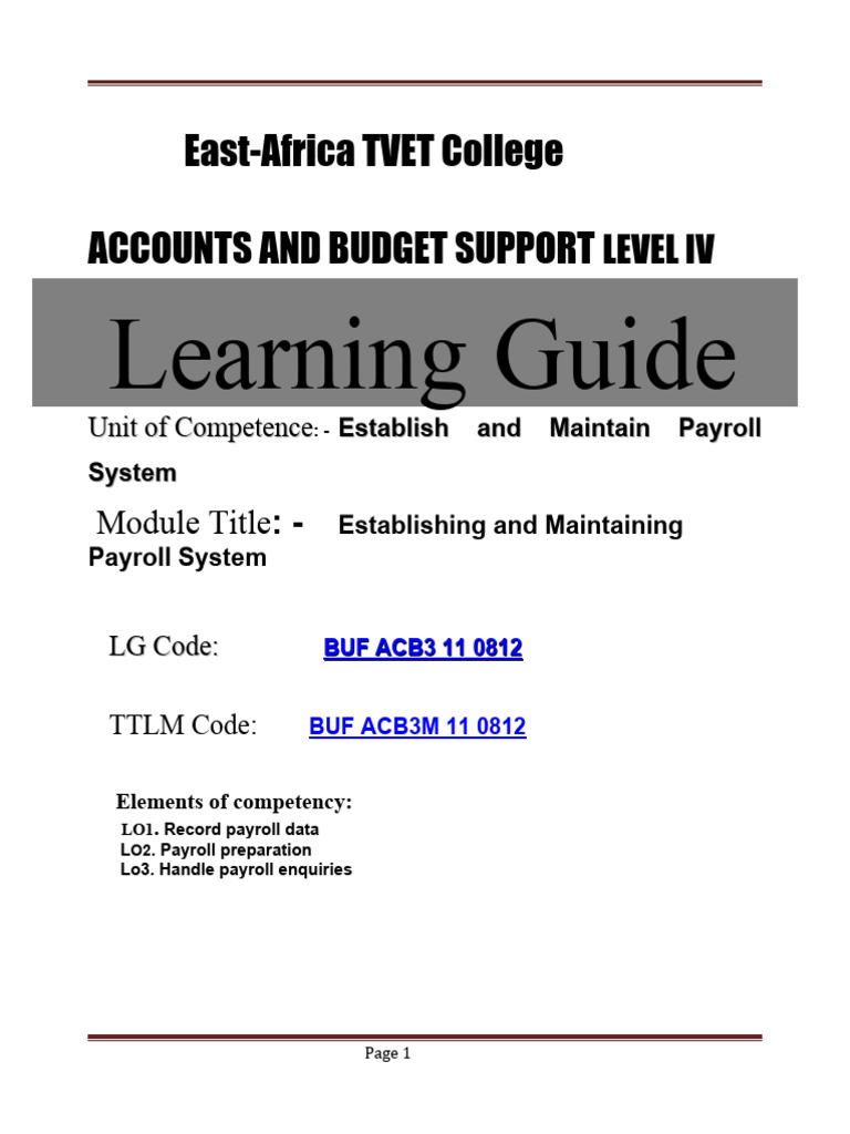 Establishing Payroll Systems Guide | PDF | Payroll Tax | Taxes