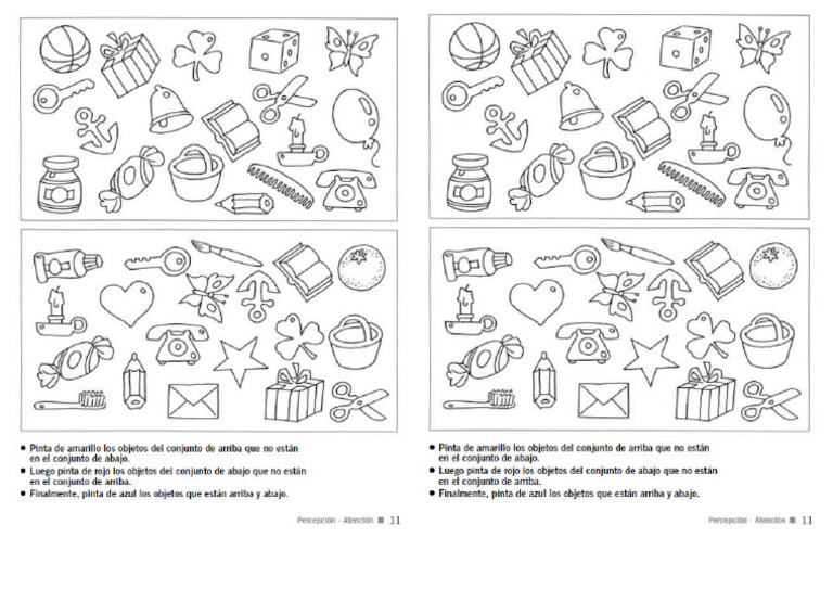 Actividad De Atencion Pdf
