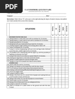 Cognitive Distortions Scale (CDS) Briere, J. (2000) | PDF | Feeling ...