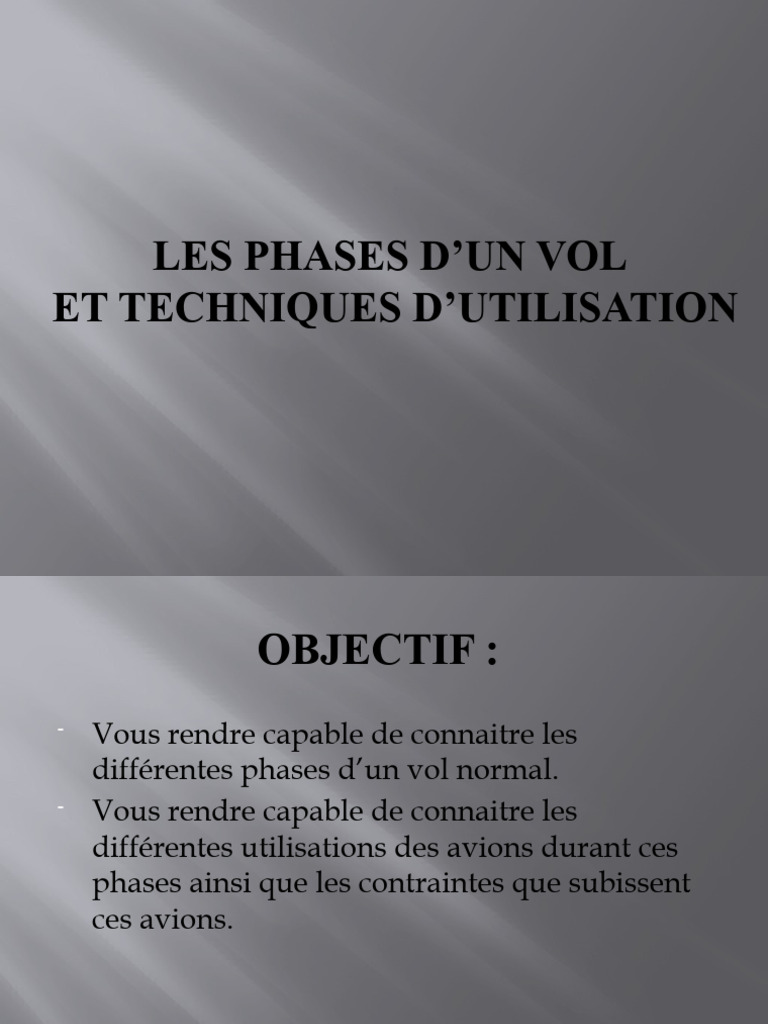 3 Les Phases D'un Vol 146 | PDF | Décollage | Avion