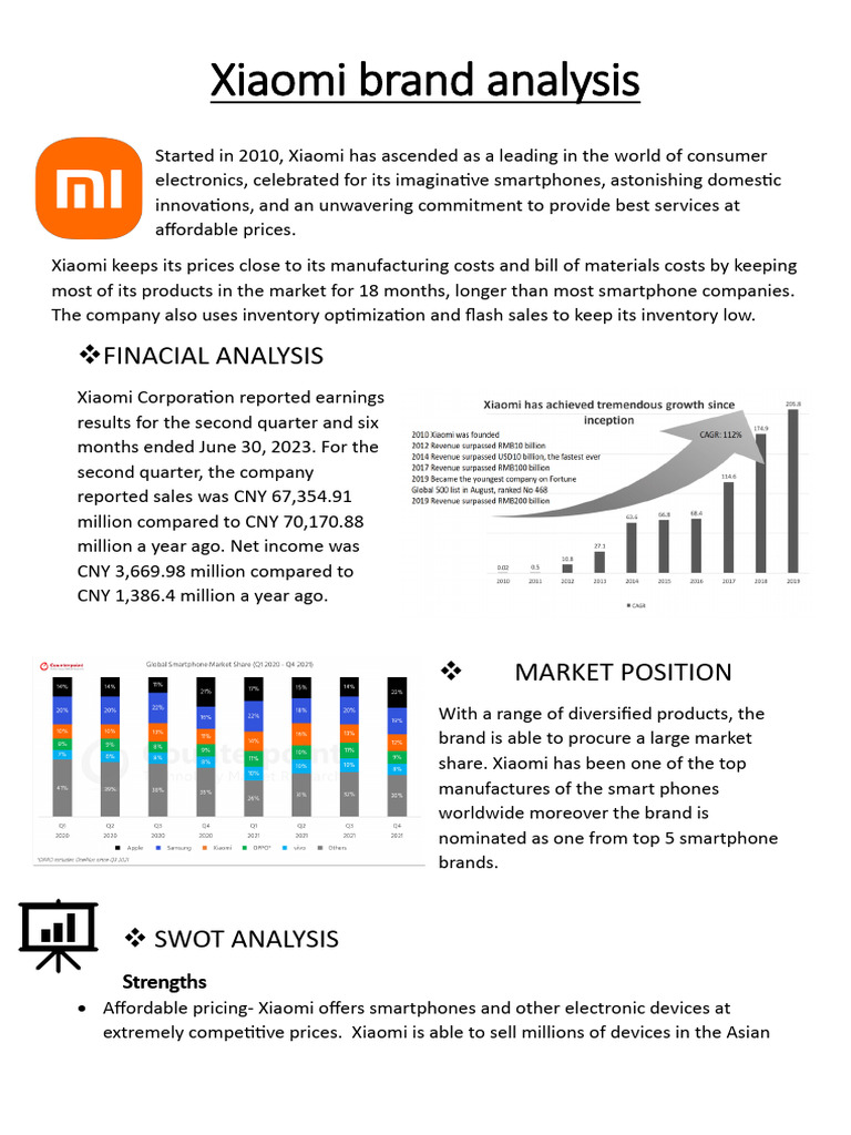 Xiaomi Brand Analysis | PDF | Xiaomi | Smartphone