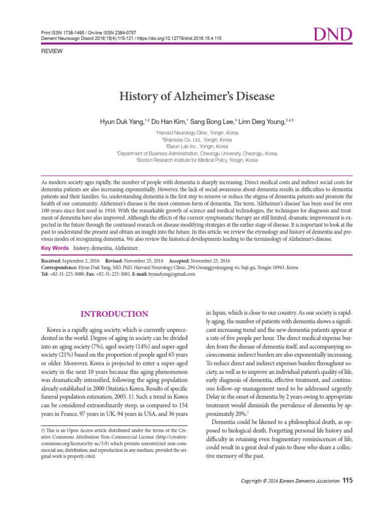 0196DND - DND 15 115 | PDF | Dementia | Alzheimer's Disease