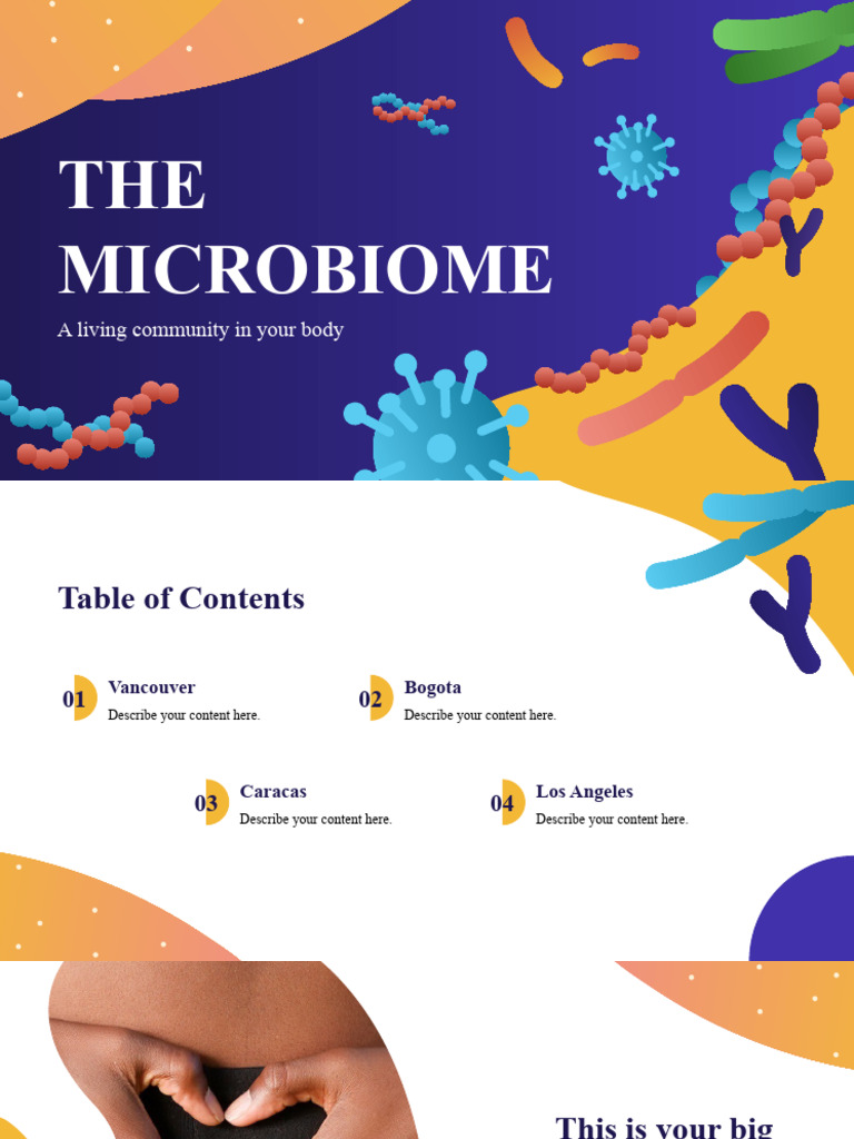 Microbiome and Microbiology Biology Presentation Yellow Variant | PDF ...