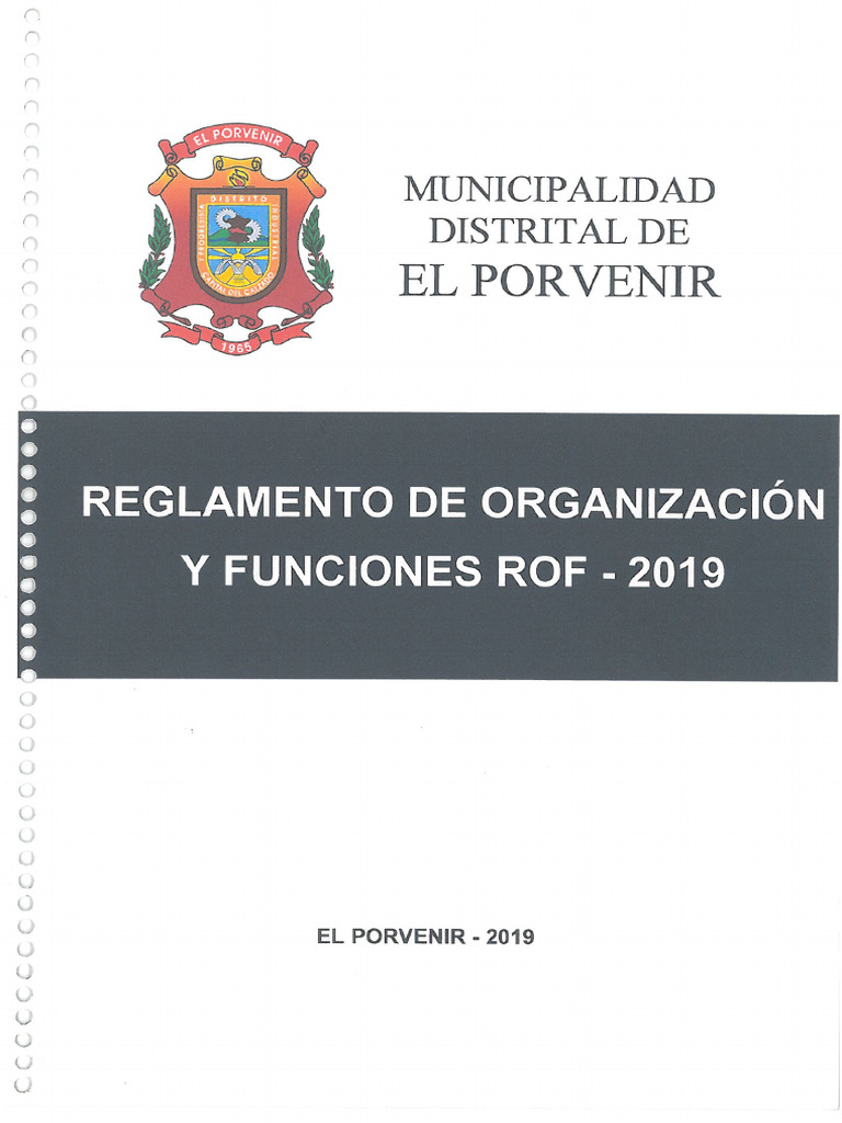 Rof 2019 de La Mdep, Actualizado en El 2021 | PDF