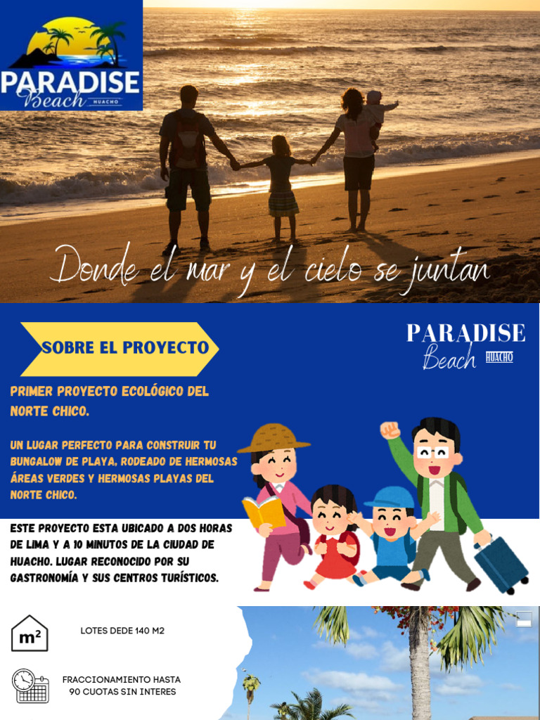 Playa Paraíso Huacho: Proyecto Ecológico | PDF | Agua | Naturaleza