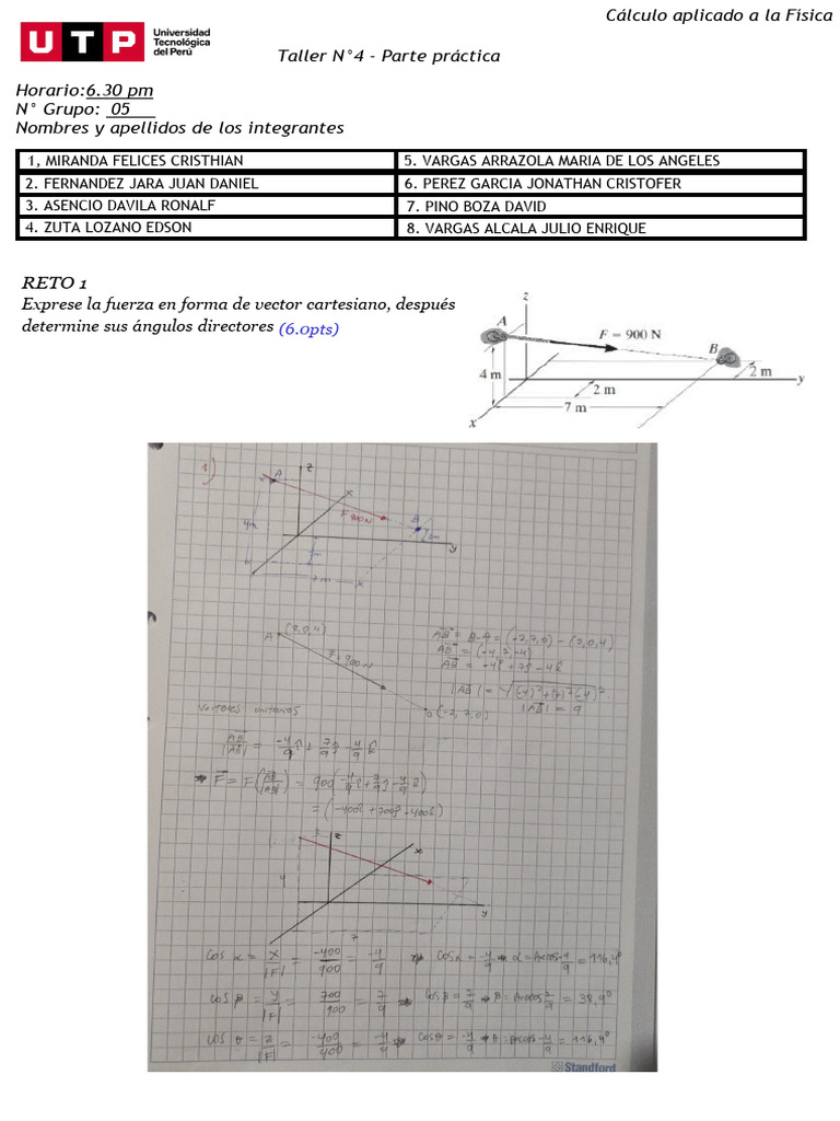 S05.s3 - Taller 4 Practico-2023-2 | PDF | Ciencia y matemáticas