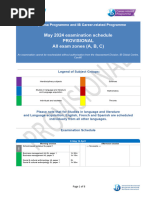 Ib Timetable Student Version 2025 | PDF