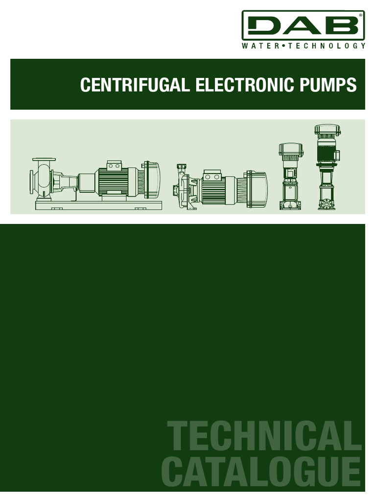 Centrifugal Electronic Pumps Overview | PDF | Pump | Electric Motor