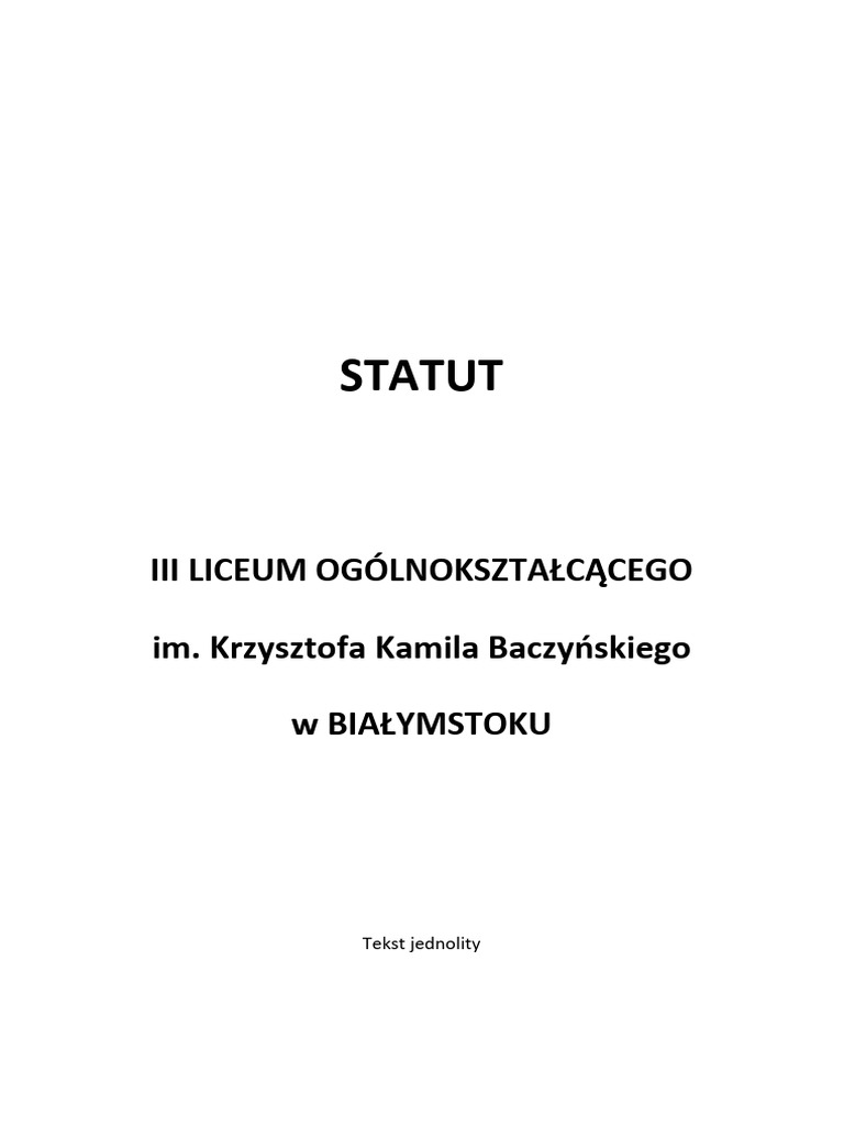 Statut 3lo 2021 | PDF
