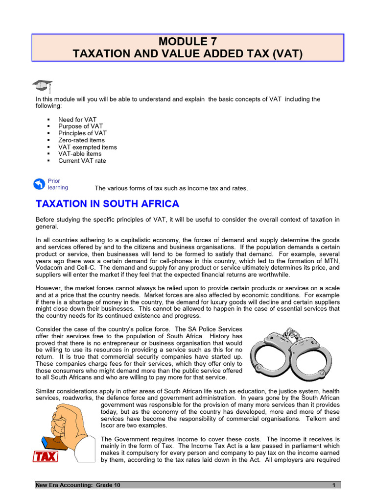 Mod 7 VAT Learner | PDF | Taxes | Value Added Tax