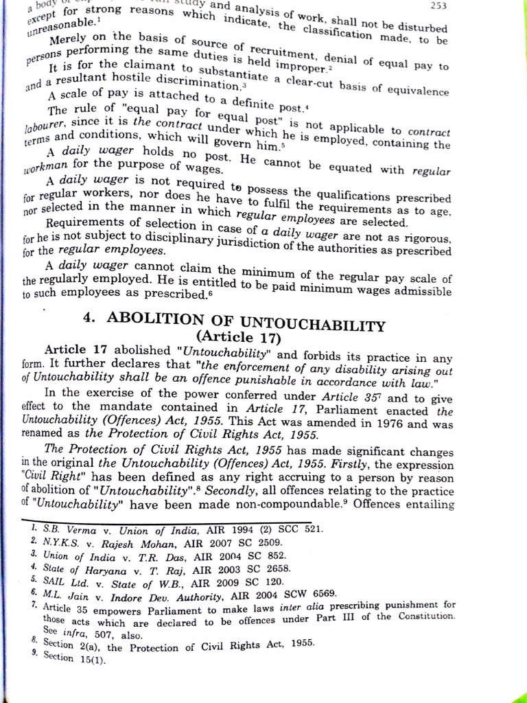 Article 17 To 19 Constitution | PDF | Justice | Crime & Violence