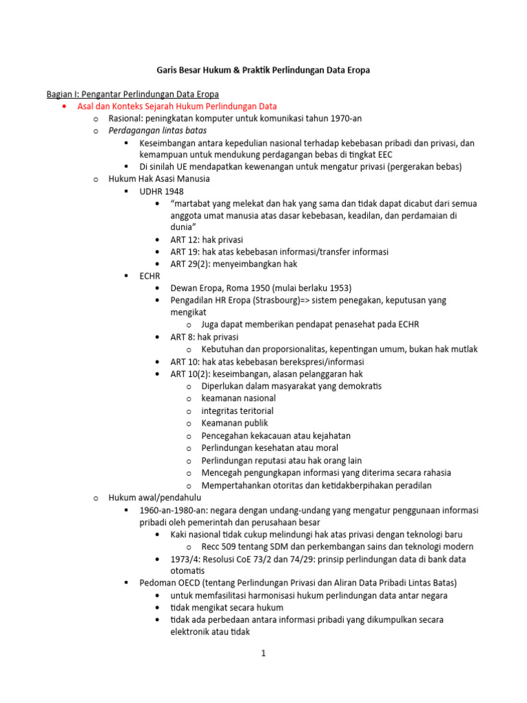 Garis Besar CIPP E | PDF | Komputer