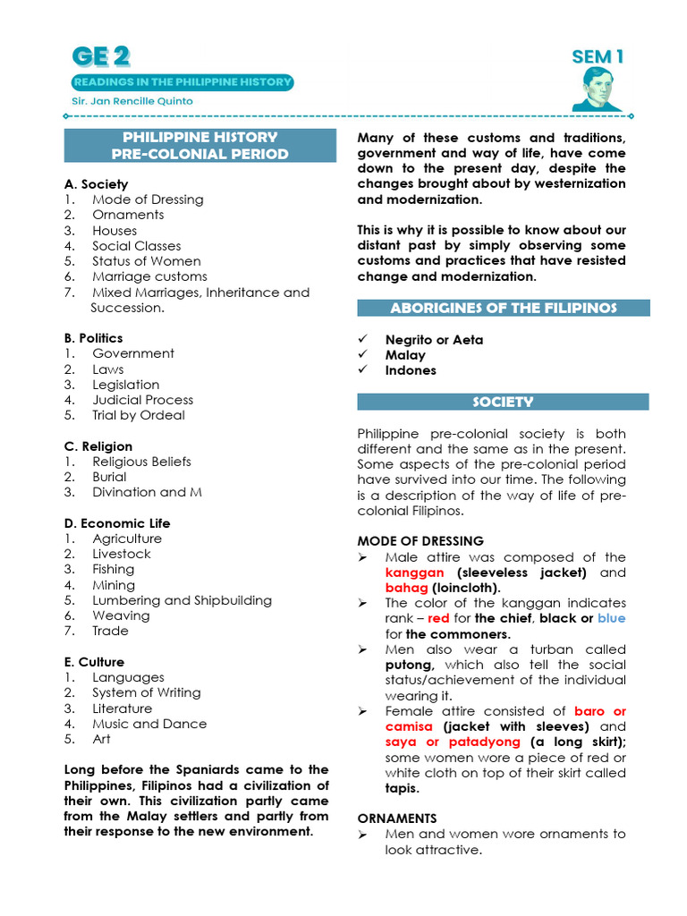 RPH Midterm Reviewer | PDF | Primary Sources