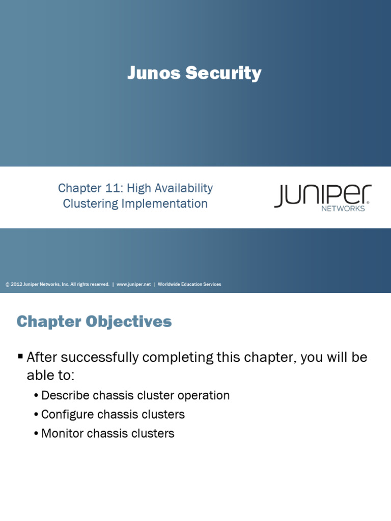 05 FW - Cluster - JSEC - 12.a - C11 - HA - Clustering - Implementation | PDF | Computer Cluster ...