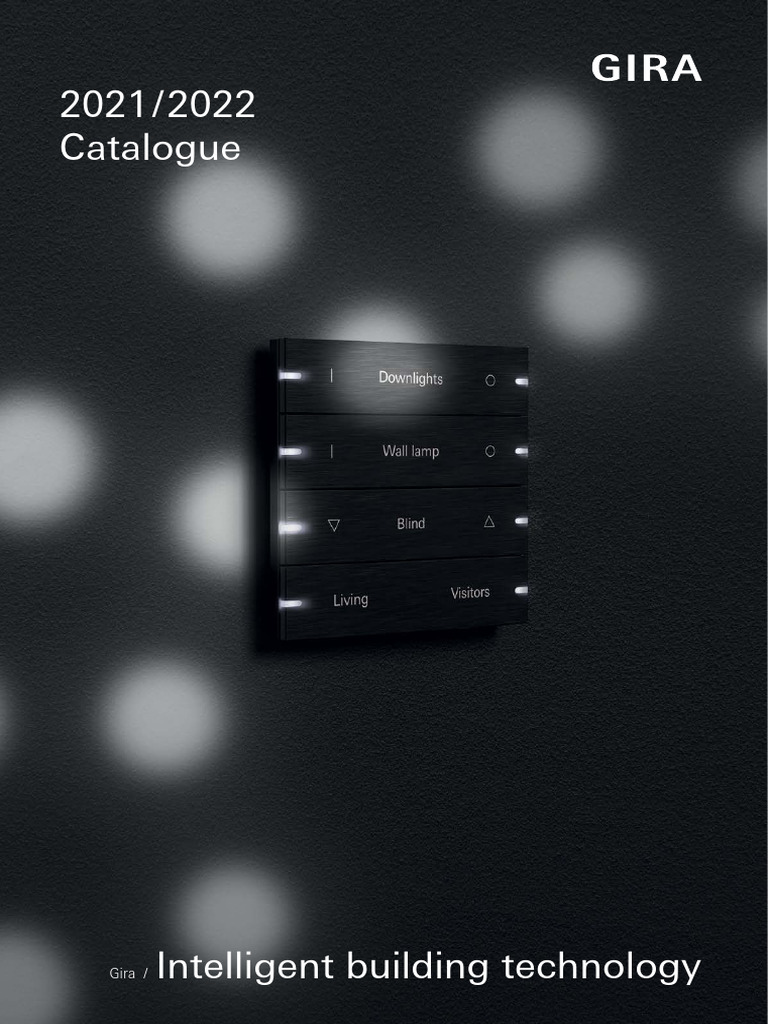 2021 / 2022 Catalogue: Gira | PDF | Switch | Home Automation