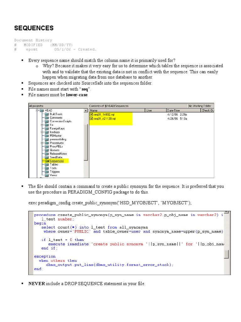 Sequences | PDF | Cache (Computing) | Databases