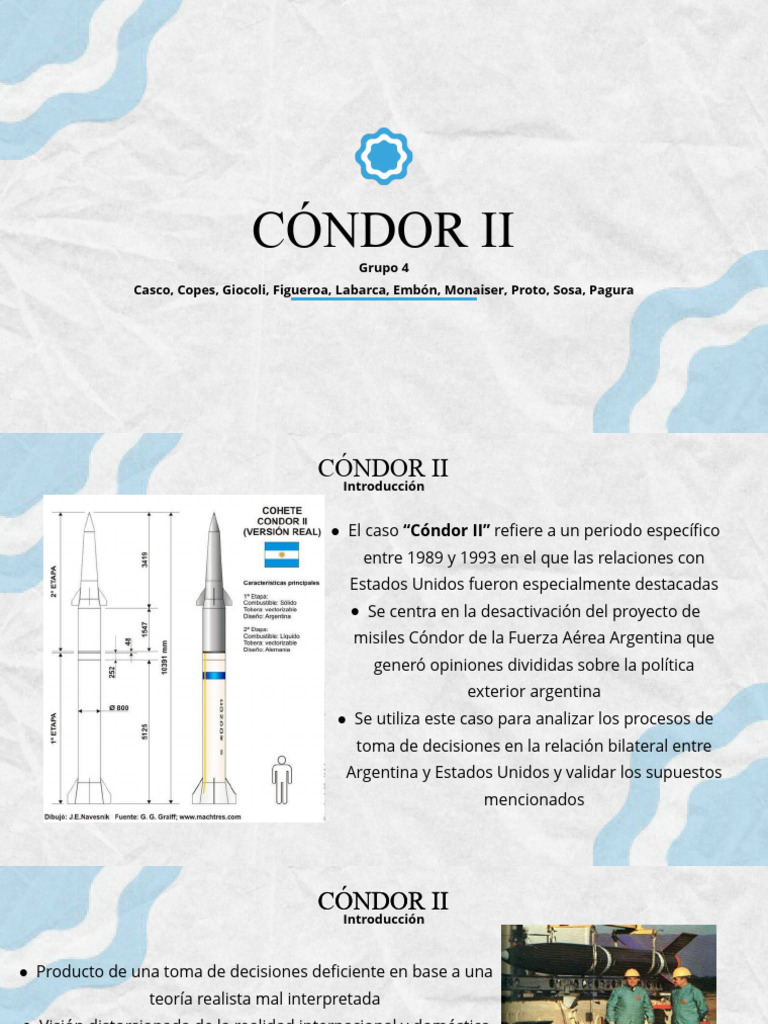 Desmantelación del Cóndor II | PDF | Política