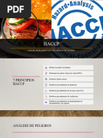 Los 7 Principios Del HACCP | PDF | Análisis de Riesgo y Puntos Críticos de Control | Riesgo