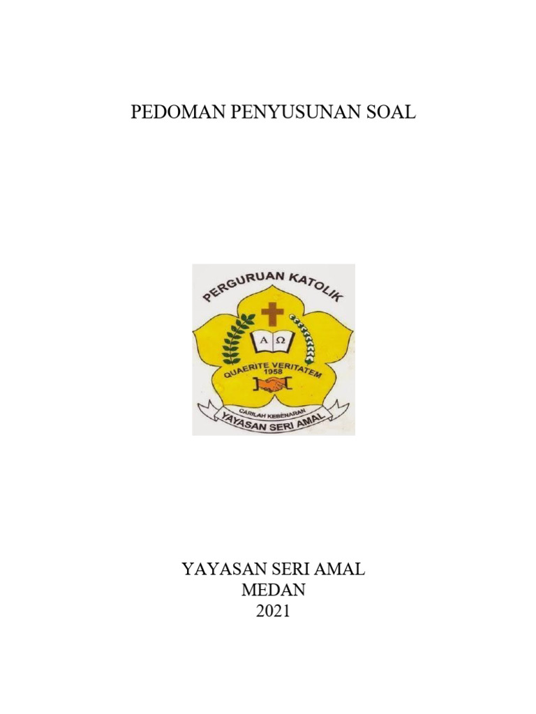 Pedoman Penyusunan Soal Ujian Sekolah | PDF | Metode & Bahan Ajar