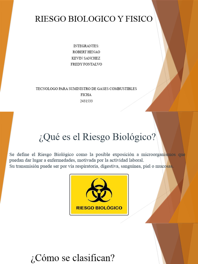 Presentacion Riesgo Biologico | PDF