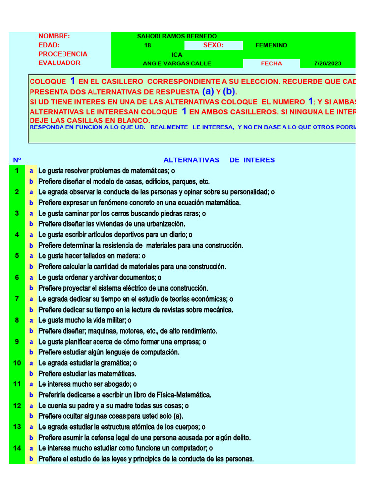 Casm-83-Orientacion-vocacional | PDF | Business | Perú