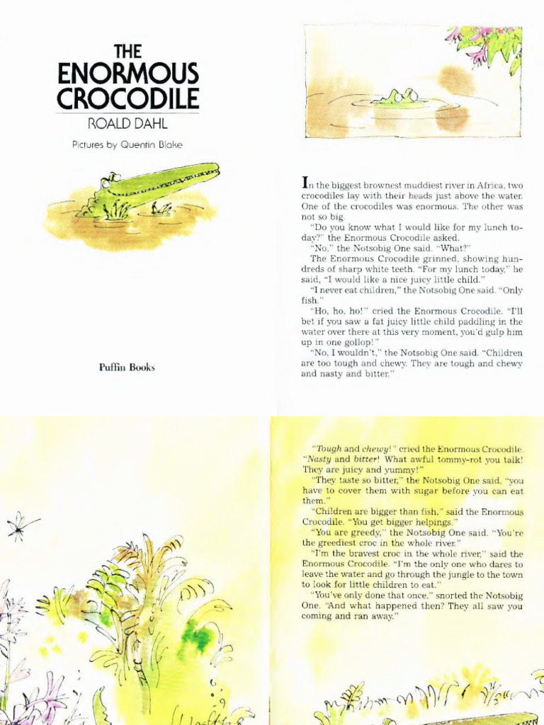 The Enormous Crocodile Part 1 Group 3 | PDF | British Children's Literature | Crocodilians