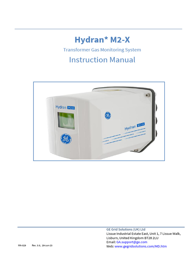 Instruction Manual Hydran M2 With Models | PDF | Computer Network | Scada