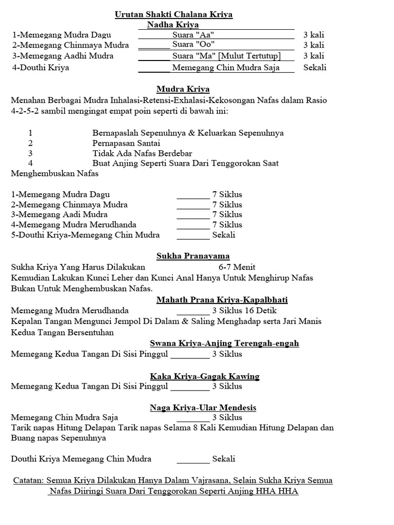 Shakti Chalana Kriya Asli PDF | PDF