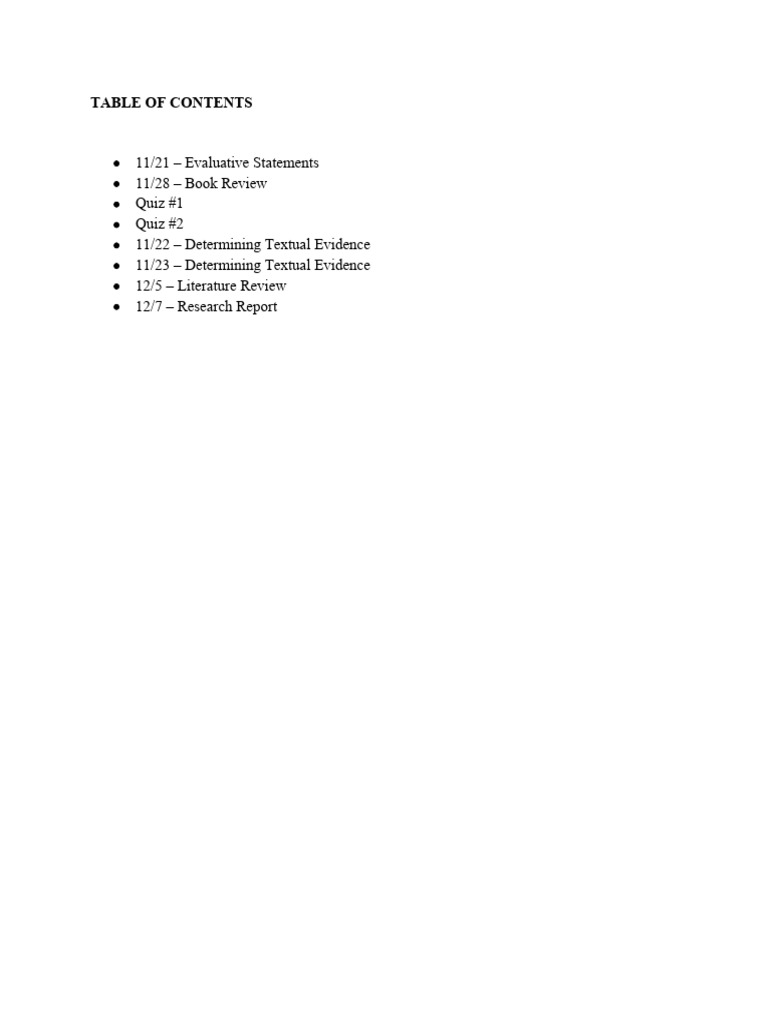 Table of Contents | PDF | Language Arts & Discipline