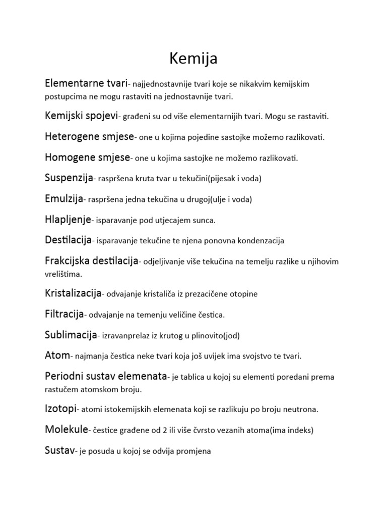 Kemija | PDF