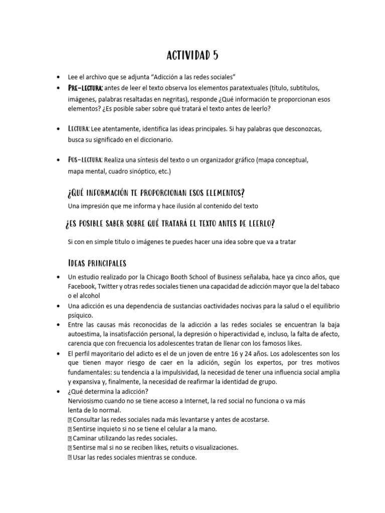 Actividad 5 | PDF
