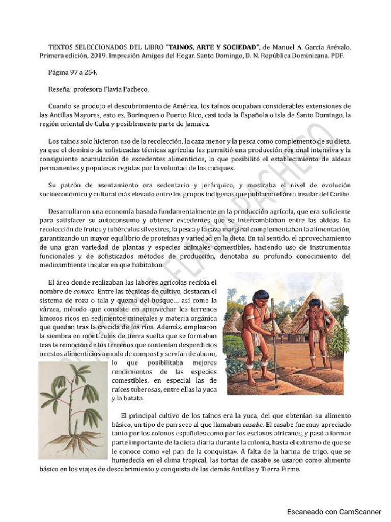 Tainos-Cultura y Sociedad-Seleccion de Textos | PDF