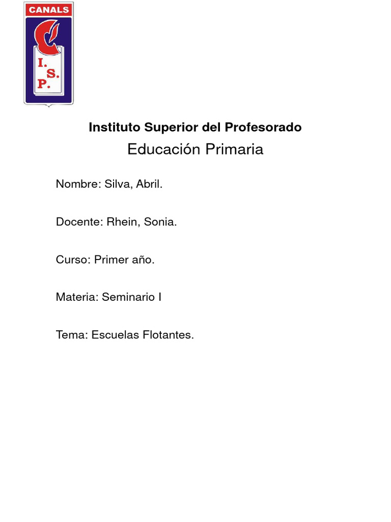 Escuelas Flotantes en Entre Ríos | PDF | Río