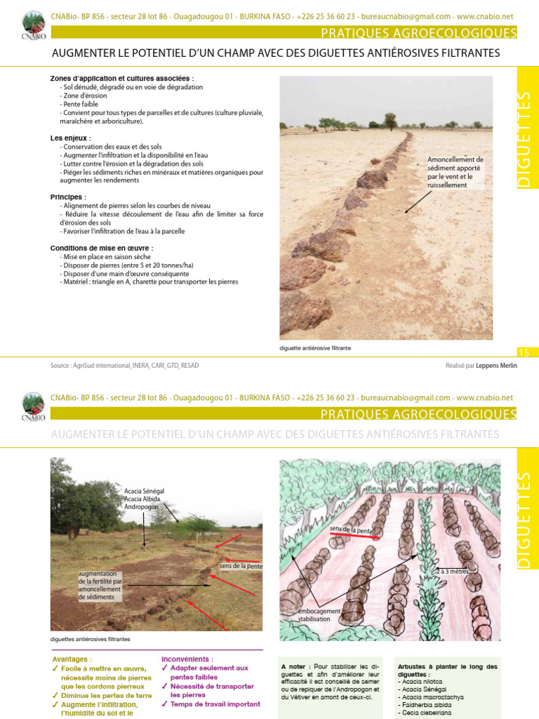 Diguettes Anti-Erosives Filtrantes | PDF