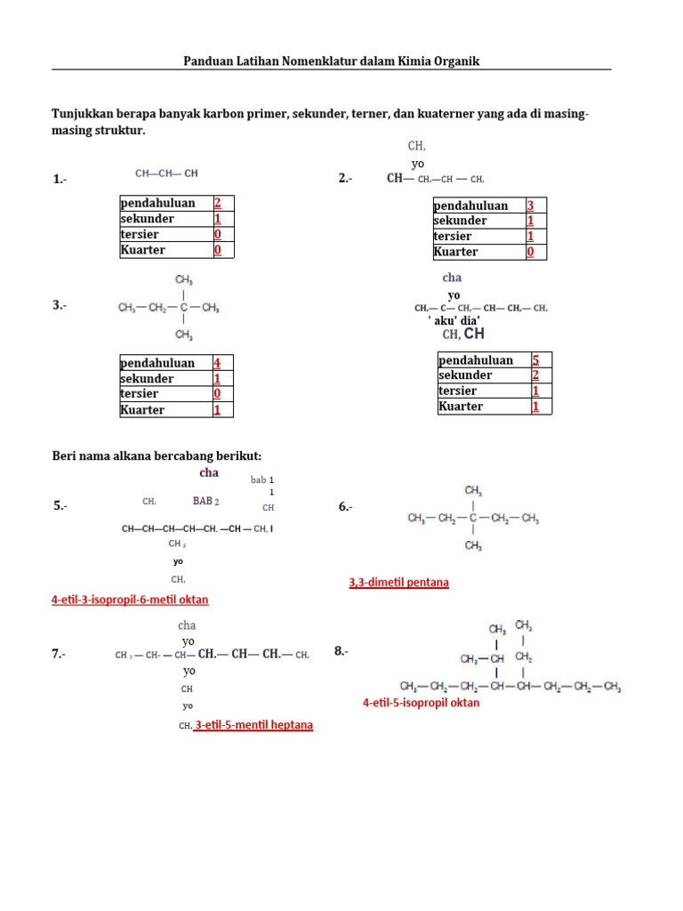 Struktur Molekul 5-Etil-2,5,7-Trimetil-3-Oktena | PDF