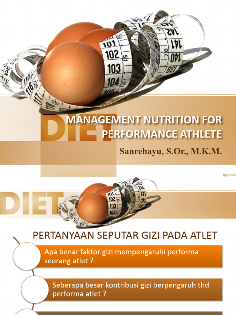 Manajemen Nutrisi Atlet | PDF