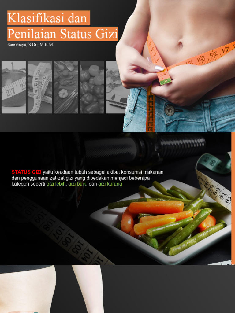 Klasifikasi Dan Penilaian Status Gizi | PDF