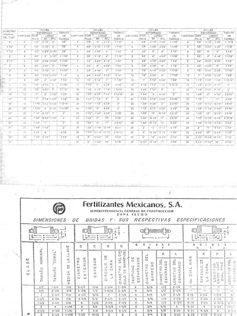 Tabla Esparragos Imp Fertimex | PDF