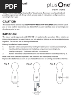 Plus One Vibrating Bullet Instructions | PDF