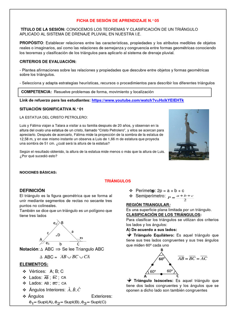 Ficha 5 Triangulos | PDF | Triángulo | Geometría