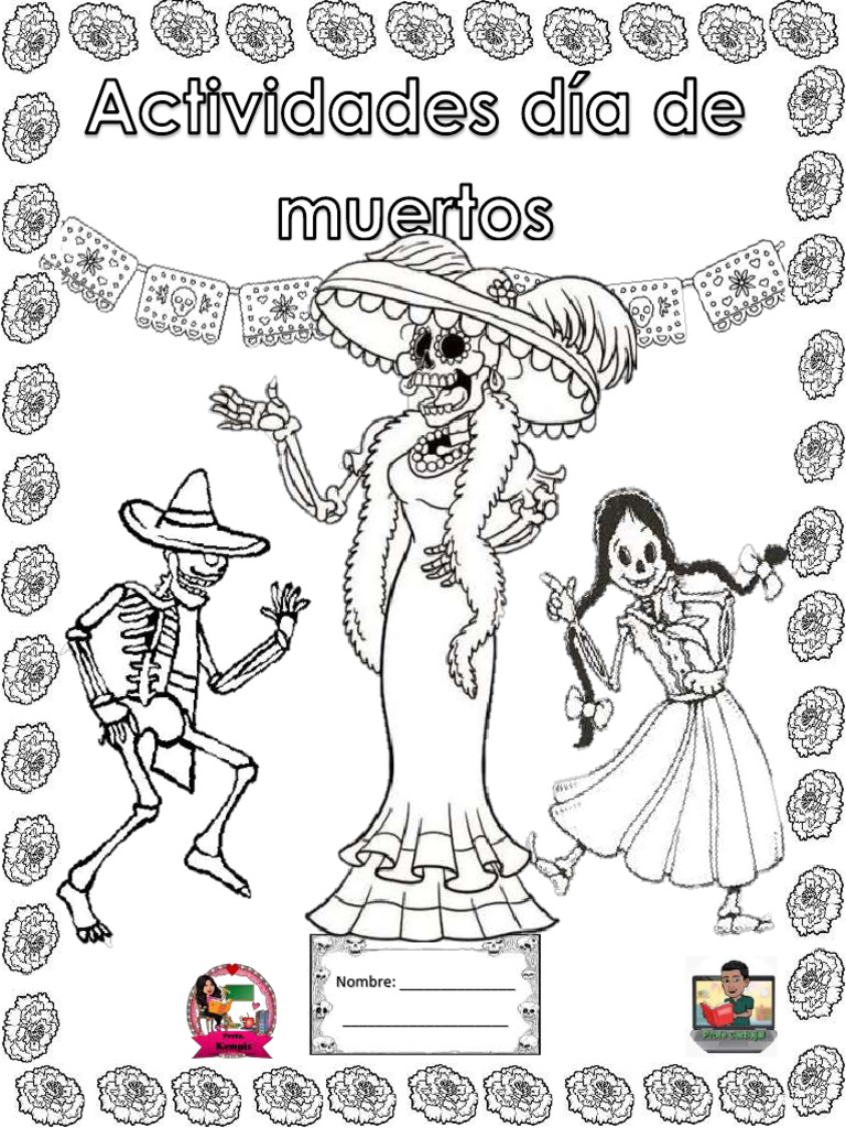 Cuadernillo de Actividades Día de Muertos Profa Kempis | PDF