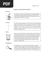 50 Common Laboratory Apparatus and Their Uses With Pictures | PDF | Volume | Filtration