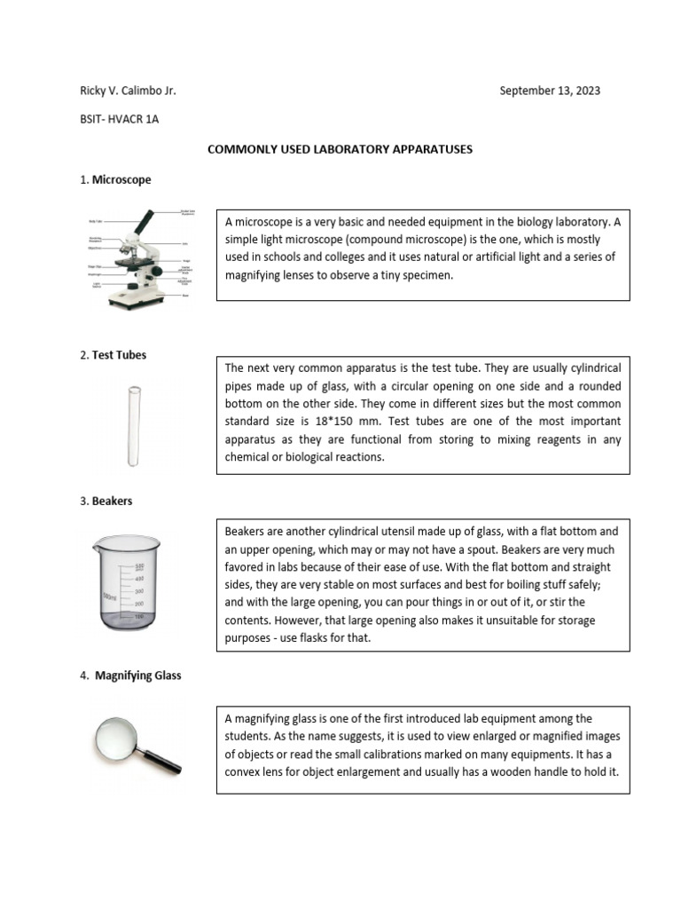 Laboratory Apparatuses | Download Free PDF | Filtration | Physical Sciences
