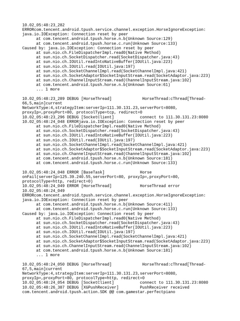 Log-20231002 0553 1 | PDF | Java (Programming Language) | Software Development