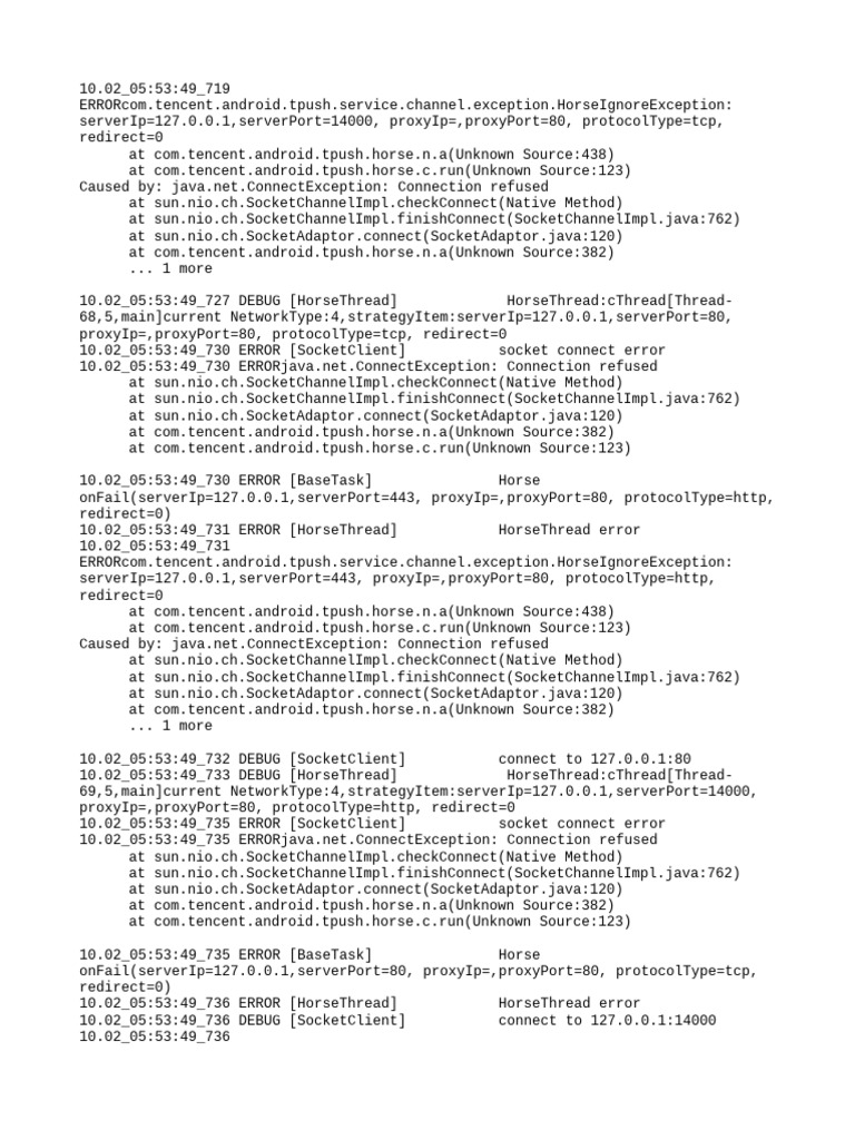 Log-20231002 0555 1 | PDF | Thread (Computing) | Java (Programming Language)