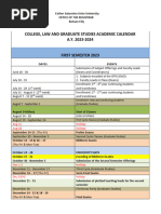 UWI Academic Calender 2024.2025 | PDF | Vocational Education ...