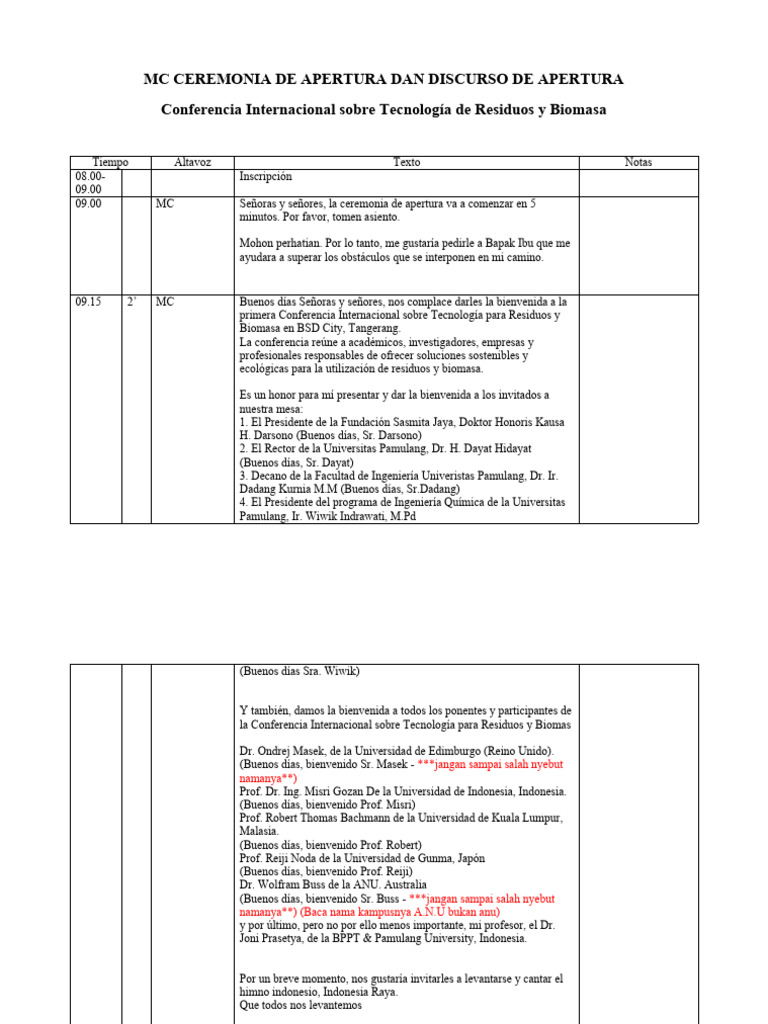 Conferencia Internacional MC Script | PDF | Ciencias fisicas | Ingeniería